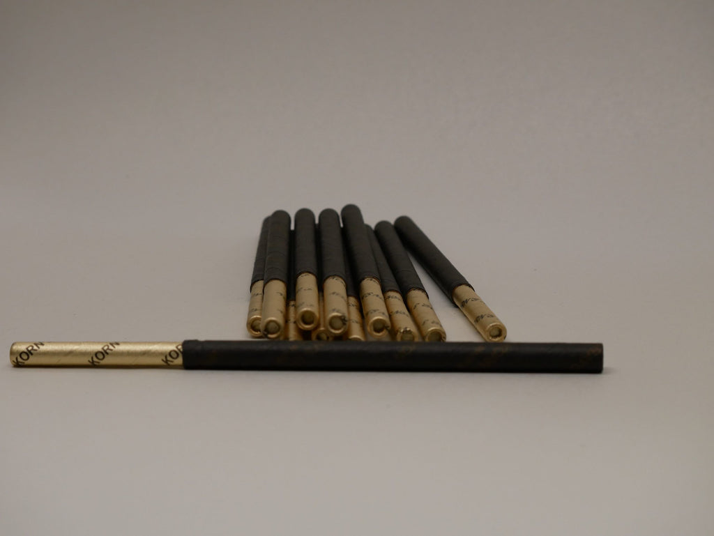 26-2500 Korn Lithographic Crayon Pencil Core #4 - Extra Hard (Not Wrap ...